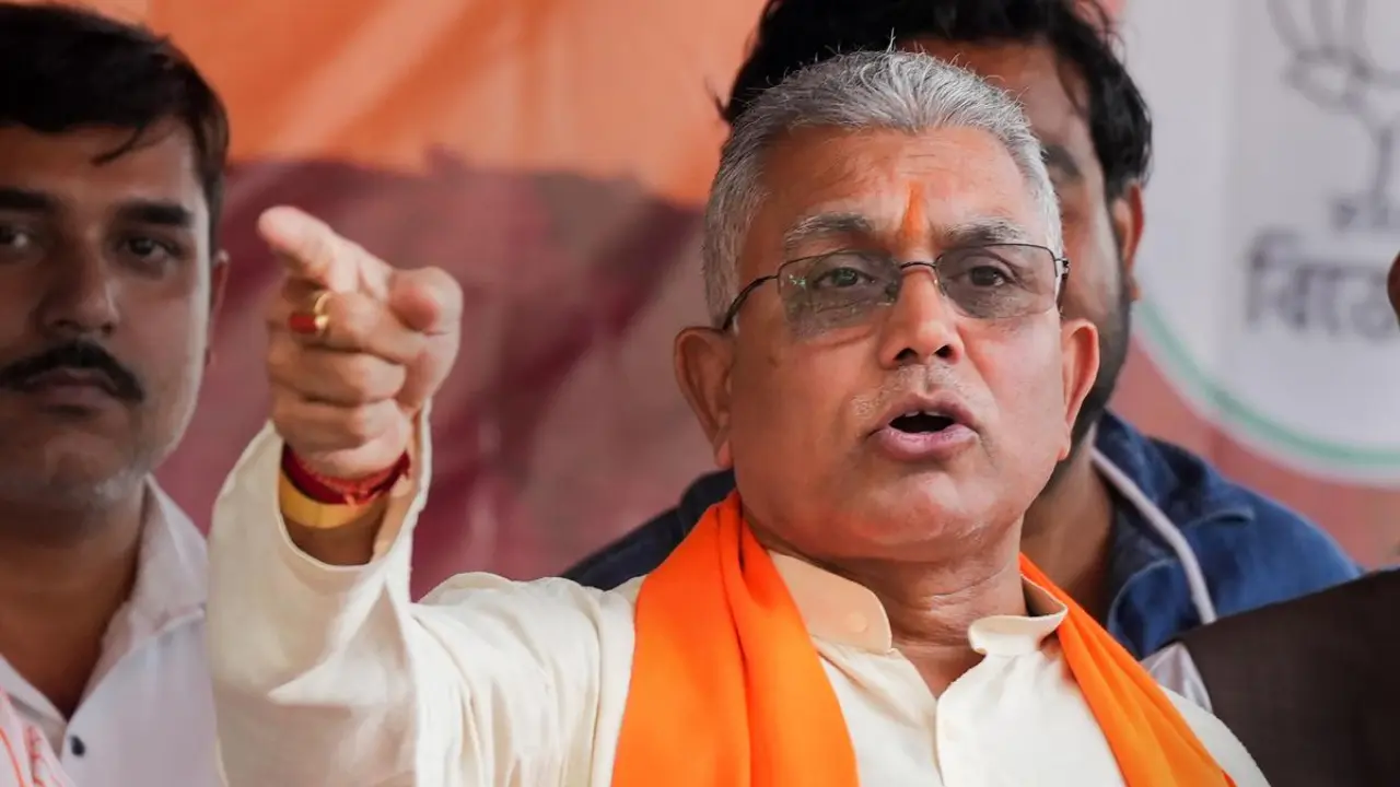 Minister Dilip Ghosh mocked TMC over secret rooms found in Surendranath ...
