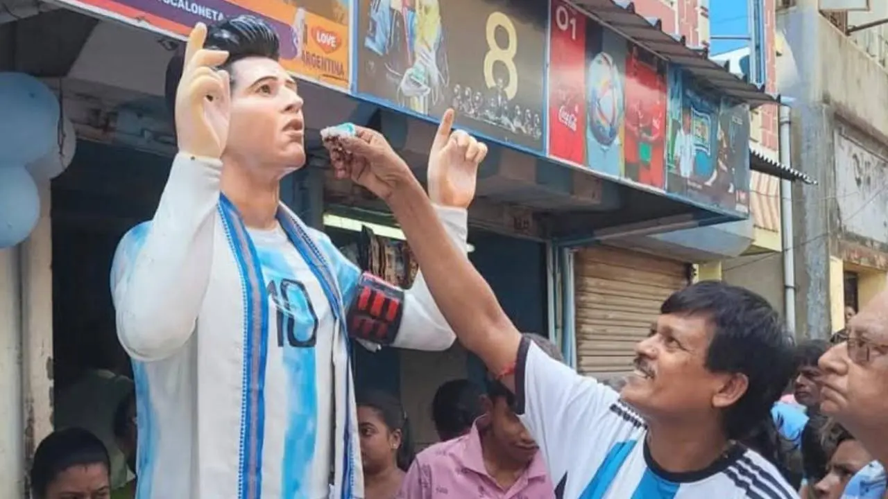 Ripples of Lionel Messi hatrick in the world cup football touched his ...